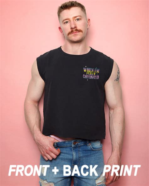 Broken Rainbow Club Caffeinated Gay Crop Top