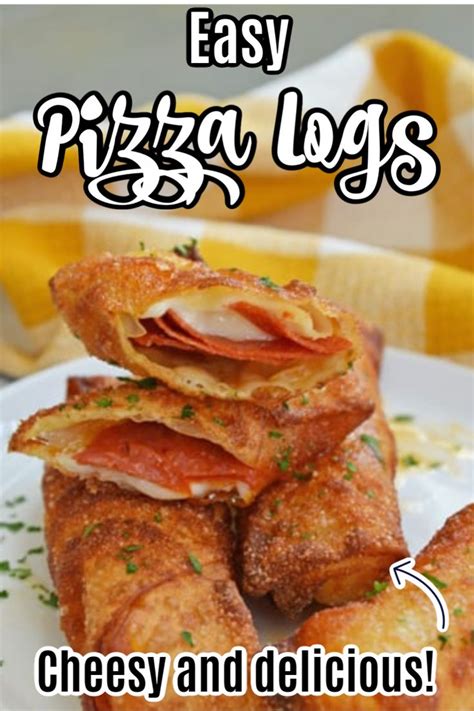 Pizza Logs Recipe Pizza Logs Recipe Crispy Edge Pepperoni Rolls