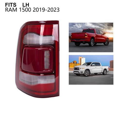Led Tail Light W Blind Spot 68262531ah For 2019 2023 Dodge Ram 1500