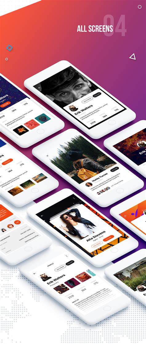 Profile Ui Kit By Hoangpts Themeforest