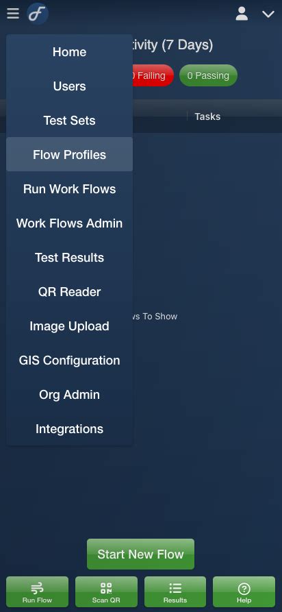 Test With Flow Flow Profiles Management