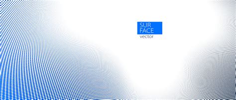점선 벡터 추상배경 원근 흐름의 파란색과 회색 점 점티 텍스처 추상화 빅 데이터 기술 이미지 멋진 배경 3차원 형태에 대한 스톡 벡터 아트 및 기타 이미지 Istock