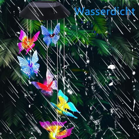 Соларни цветни вятърни камбанки светещи в различни цветове Пепериду