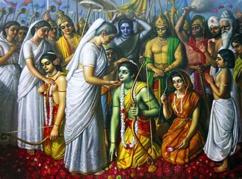 Krishna Return To Ayodhya Poster 19x27 Pt4 Lord Rama Images