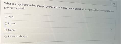 solved what is an application that encrypts your data