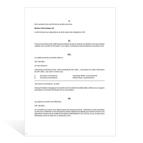 Modèle De Procès Verbal De Lassemblée Générale Constitutive Guide