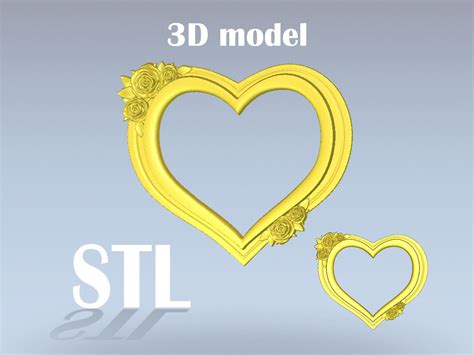 3d Model Frame 3d Stl Model 3d File Stl Format 3d Stl File For Wood Cutting 3d Model For