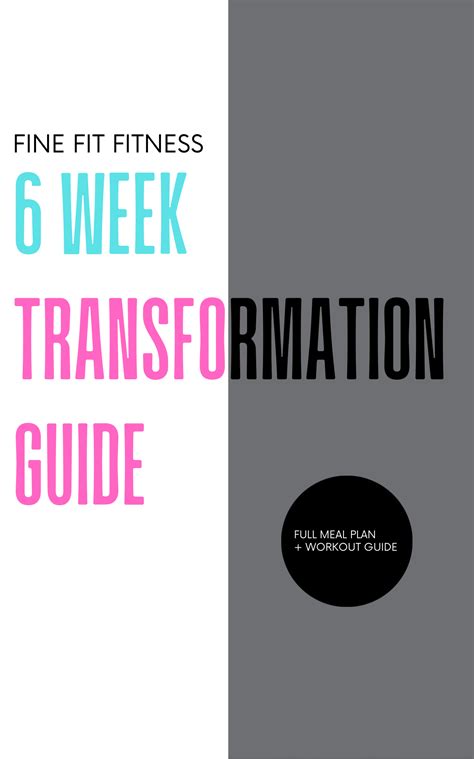 6 Week Fat Loss Transformation Guide E Book Finefitsisters