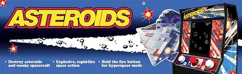 arcade classics asteroids retro handheld arcade game