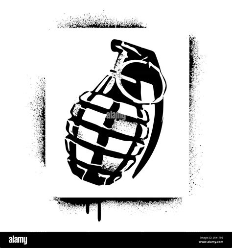 Grenade Tattoo Outline