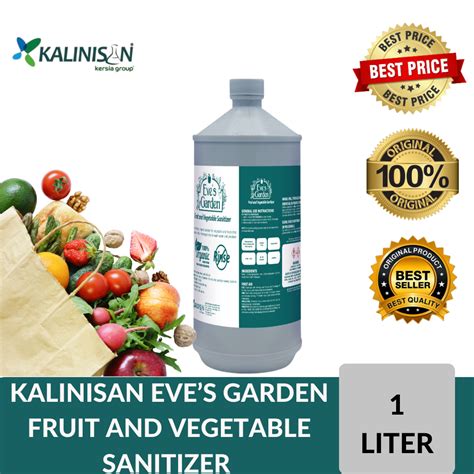 Kalinisan Eves Garden Fruit And Vegetable Sanitizer 1 Liter Shopee