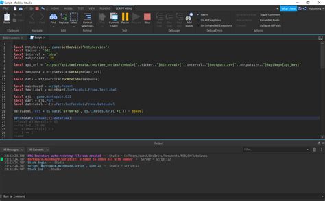 Json Data From External Api Returns Error Scripting Support