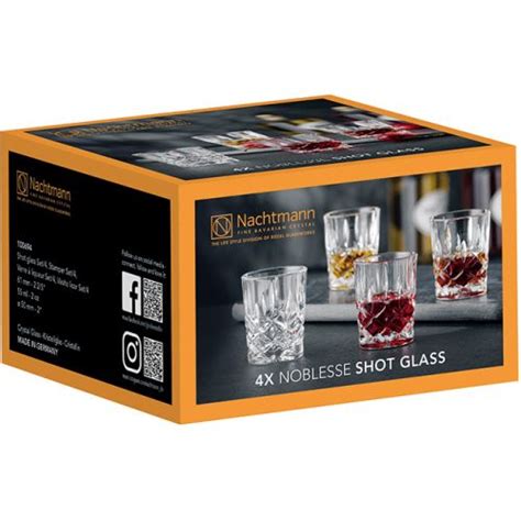 Nachtmann Noblesse Shot Glasses Set Of 4 Homestuff