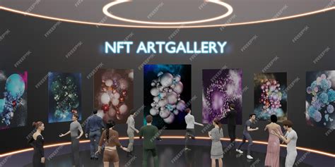 Premium Photo Nft Art Gallery On Metaverse Avatar Legs Nftprojects 3d