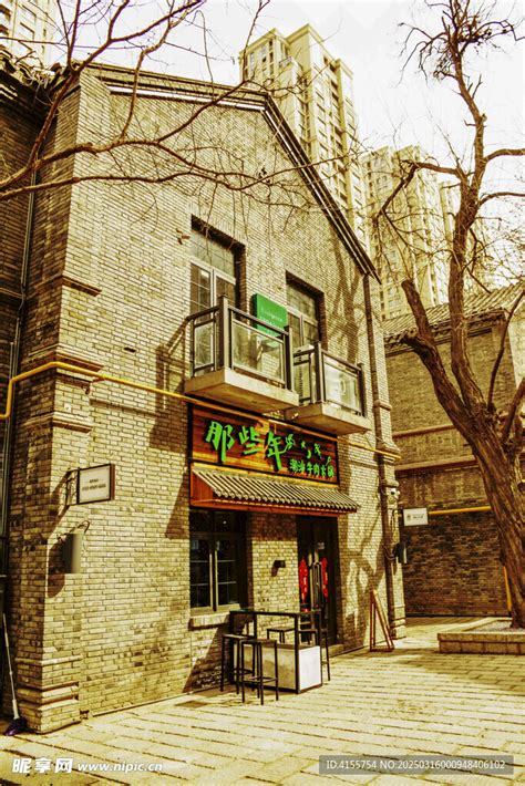 民国风商业街摄影图 国内旅游 旅游摄影 摄影图库 昵图网