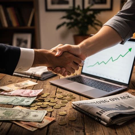 Free Financial Partnership Handshake Image Finance Business