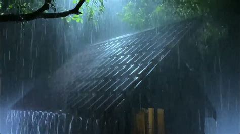 밤에 기와에서 부드러운 비와 부드러운 천둥 소리와 함께 1 분 만에 잠드는 방법 Youtube