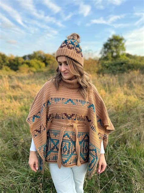 Double Crochet Poncho Pattern