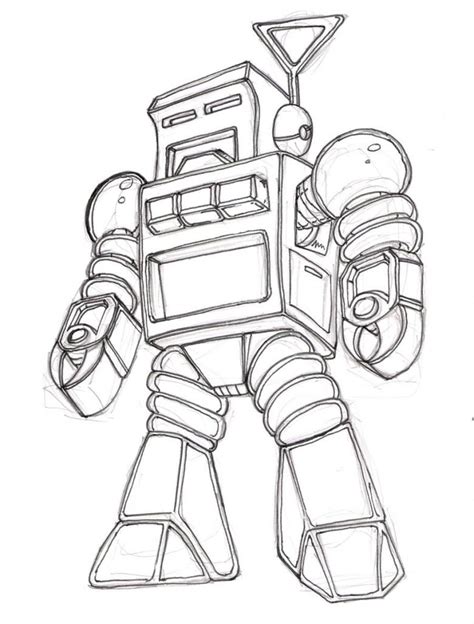 Как нарисовать робота пошагово учимся рисовать робота своими руками Необычный урок для начинающих