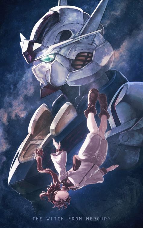 Suletta Mercury And Gundam Aerial Gundam And 1 More Drawn By Jean Jdw