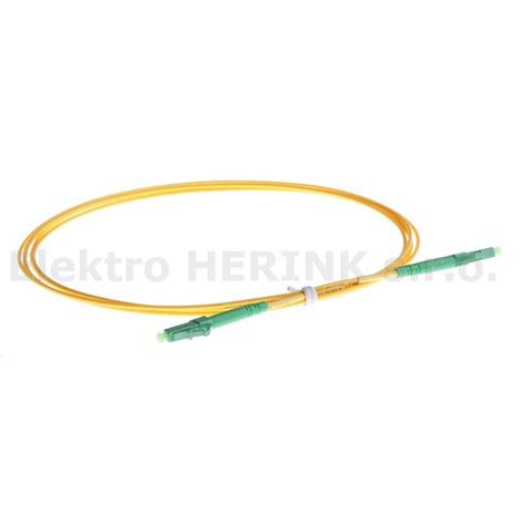 Optický patch cord SC APC SC APC Simplex Singlemode 9 125 10 m Elektro HERINK s r o