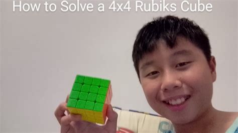 How To Solve A 4x4 Rubiks Cube Reduction Method Youtube
