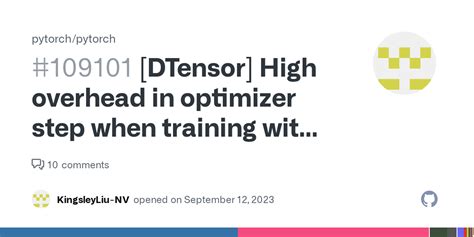 Dtensor High Overhead In Optimizer Step When Training With Dtensor