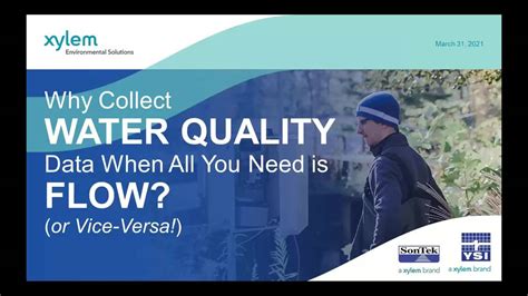 Sontek Webinar Why Collect Water Quality Data When All You Need Is Flow Or Vise Versa Ysi