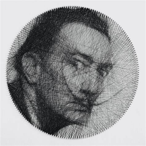 String Art Human Portrait Design String Art T Wall Art Wall
