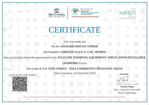 Saurabh Tapkir On Linkedin Development Nsdc