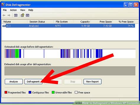 How To Defragment A Windows Xp Computer 9 Steps With Pictures