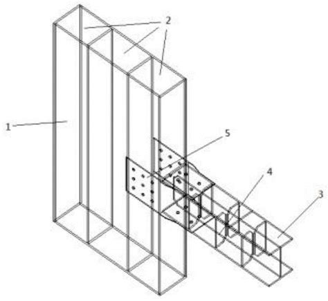 基于装配式交叉u型连接件的钢板混凝土墙与钢梁节点的制作方法 基于装配式交叉u型连接件的钢板混凝土墙与钢梁节点的制作方法