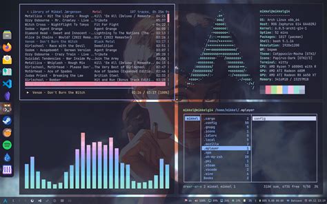 [bspwm] Just Finished Ricing My Brand New Arch Install With Catppuccin