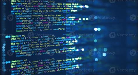 Abstract Modern Tech Of Programming Code Screen Developer Stock Photo At Vecteezy