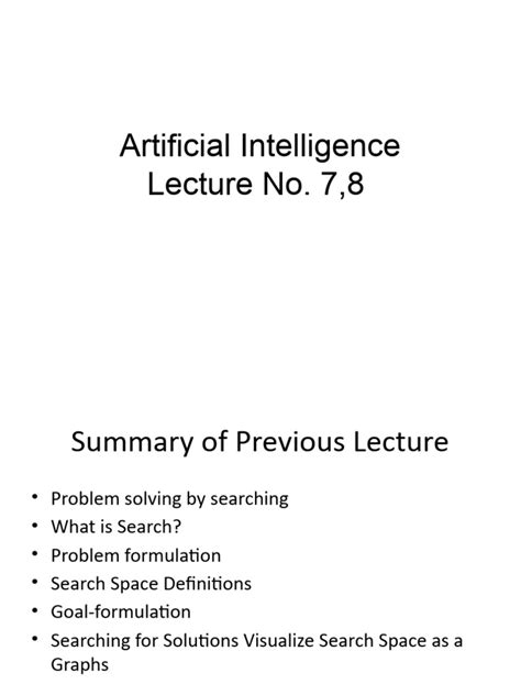 Artificial Intelligence Lecture No 78 Pdf Theoretical Computer Science Computational
