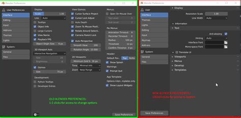 New Preferences Window Blender Development Discussion Blender Artists Community