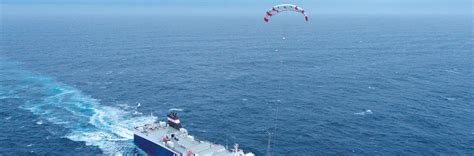 Wind Propulsion Automated Kite System In Action Sea Technology Magazine