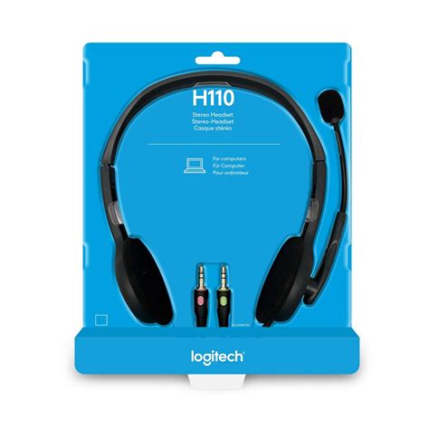 Logitech H Wired On Ear Headphones With Mic Stereo With Noise Cancelling Mm Dual Audio