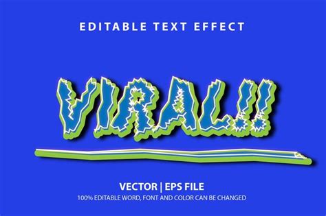 Premium Vector Vector Text Effect Viral