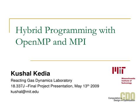 Ppt Hybrid Programming With Openmp And Mpi Powerpoint Presentation