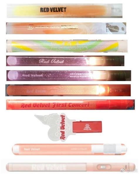 Red Velvet 历届应援棒 堆糖，美图壁纸兴趣社区