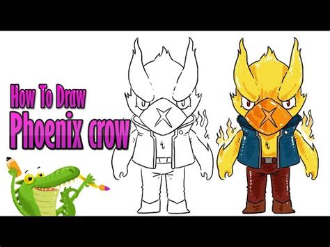 How To Draw Phoenix Crow Brawl Stars How To Draw Phoenix Crow Brawl Stars
