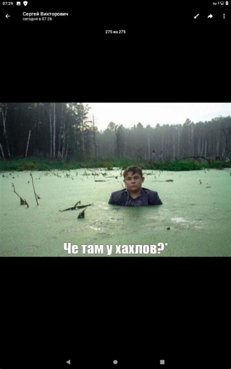 Школьник в болоте Создать мем Meme
