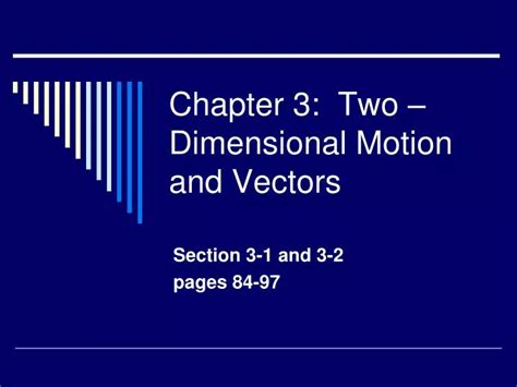 PPT Chapter Two Dimensional Motion And Vectors PowerPoint Presentation ID