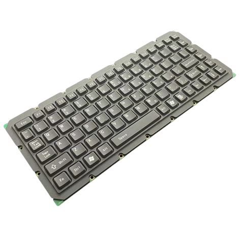 Ip65 Rated Waterproof Rugged Sealed Silicone Military Laptop Keyboard
