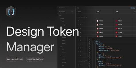 Design Tokens Manager Figma