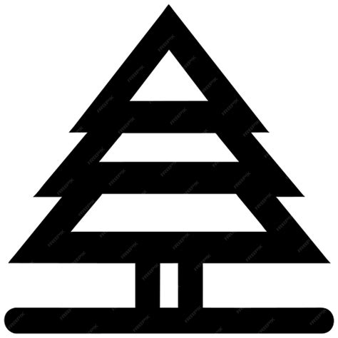 Premium Vector An Abstract Interpretation Of A Christmas Tree Using