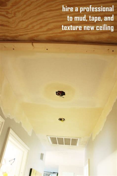 How To Replace Ceiling Sheetrock