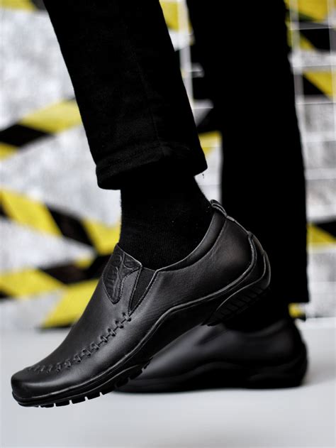 Jual Geovani Deza Sepatu Kulit Pria Sepatu Casual Kulit Asli Sepatu Pantofel Kerja Kasual Cowok