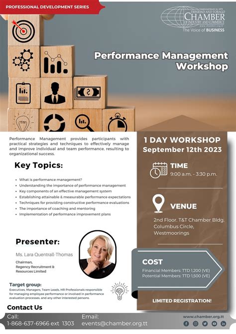 Performance Management Workshop Trinidad And Tobago Chamber Of Industry And Commerce